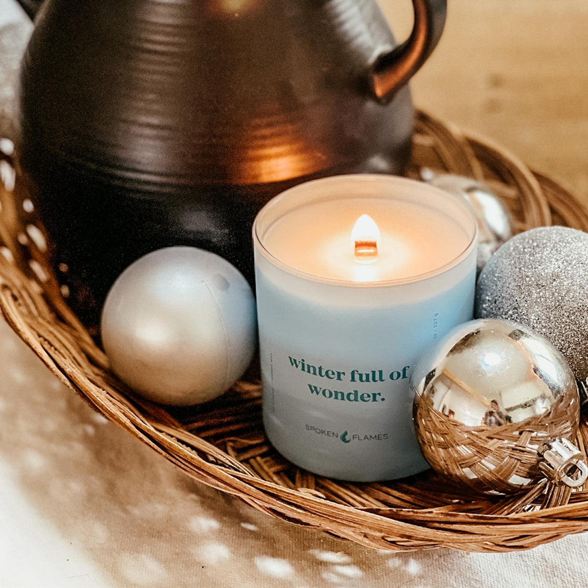 Winter Full of Wonder Candle | Scented Sensory Candle – Spoken Flames